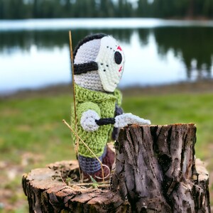 Handmade Crochet Jason Voorhees Amigurumi 9 Inch Doll Stuffed Toy - Etsy