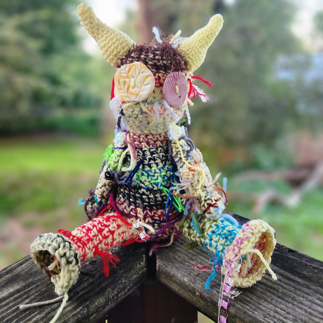 Inner Beast Handmade Crochet Amigurumi Stuffed Plush Monster - Etsy