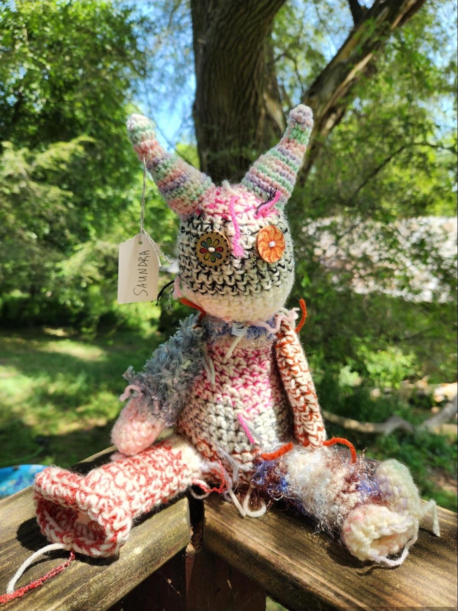 INNER BEAST Handmade Crochet Amigurumi Monster Plush - Etsy