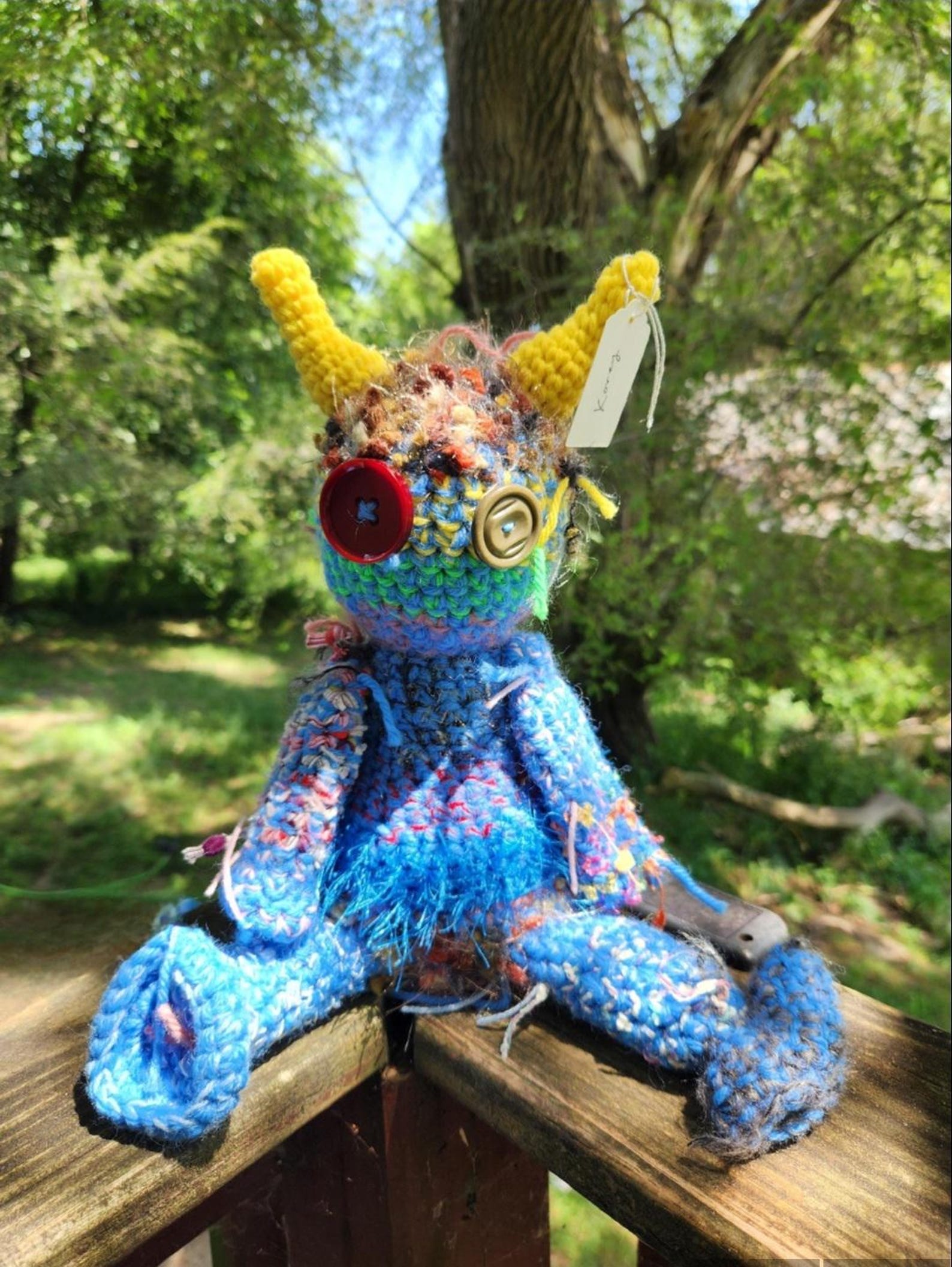 INNER BEAST Handmade Crochet Amigurumi Monster Plush - Etsy