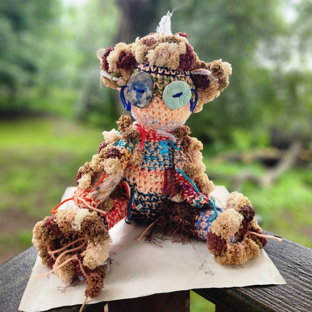 Inner Beast Handmade Crochet Amigurumi Stuffed Plush Monster - Etsy