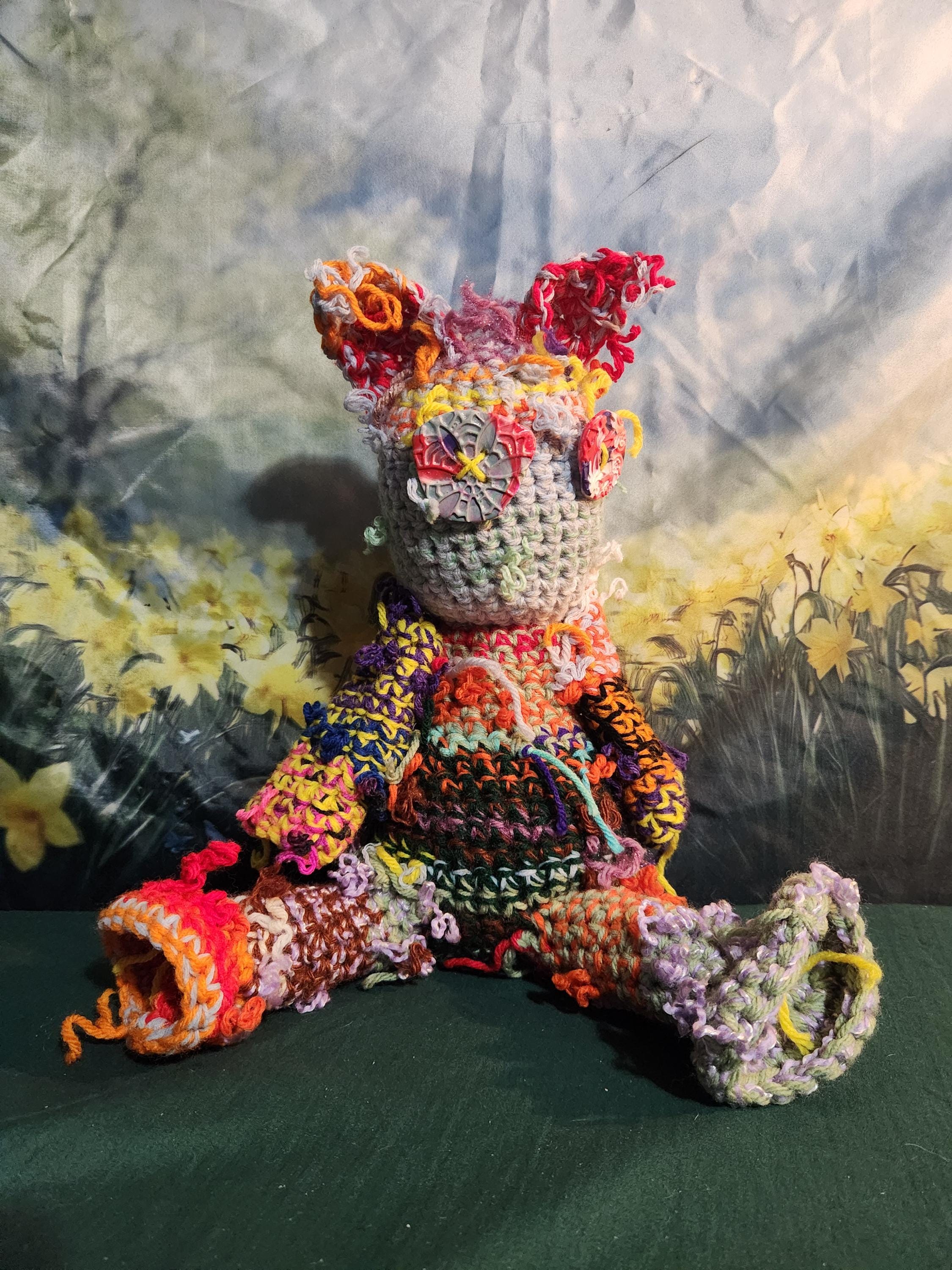 INNER BEAST Handmade Crochet Amigurumi Monster Plush - Etsy