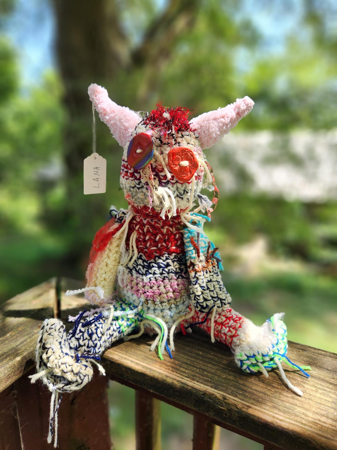 INNER BEAST Handmade Crochet Amigurumi Monster Plush - Etsy