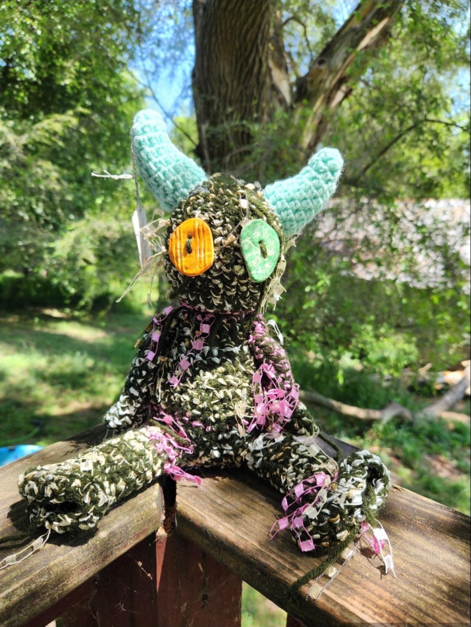 INNER BEAST Handmade Crochet Amigurumi Monster Plush - Etsy