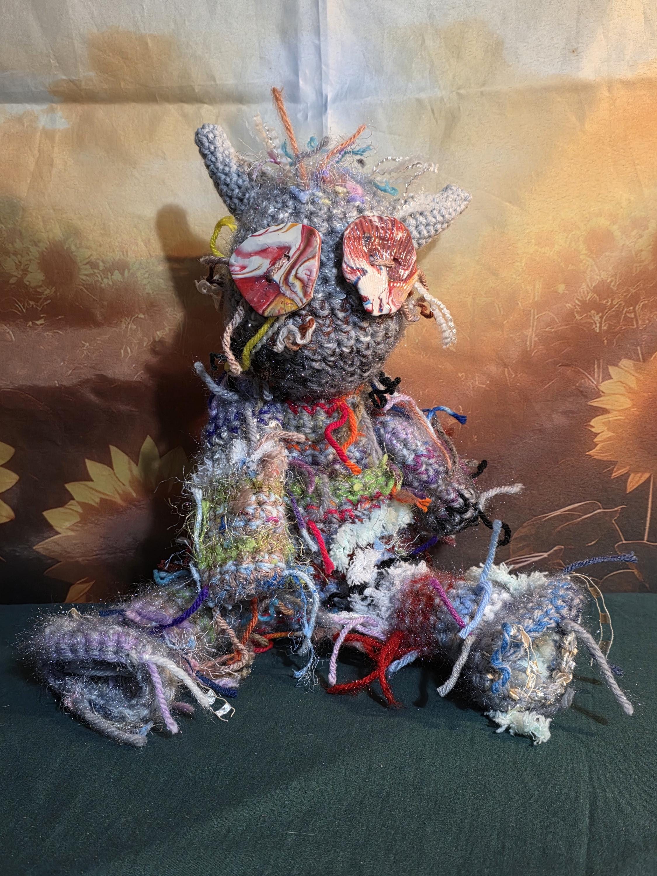 INNER BEAST Handmade Crochet Amigurumi Monster Plush - Etsy