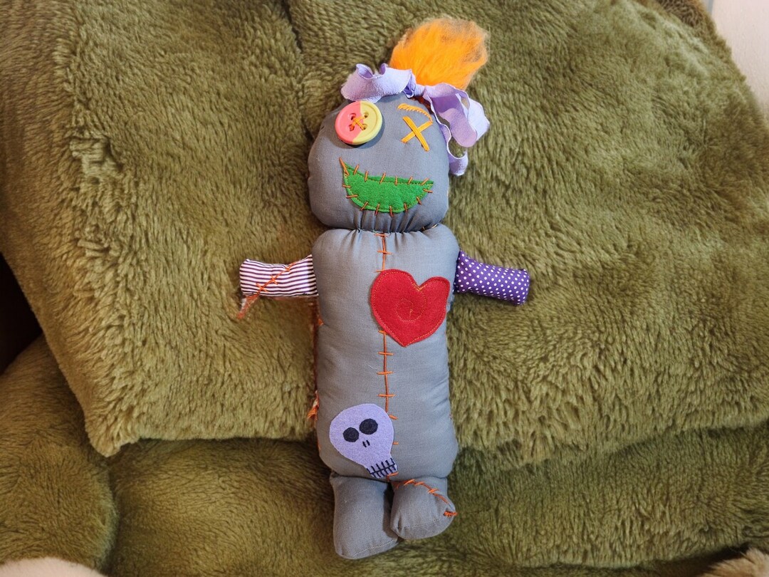 Jinx Handmade Voodoo Doll Monster Art Textile Rag Doll Unique OOAK ...