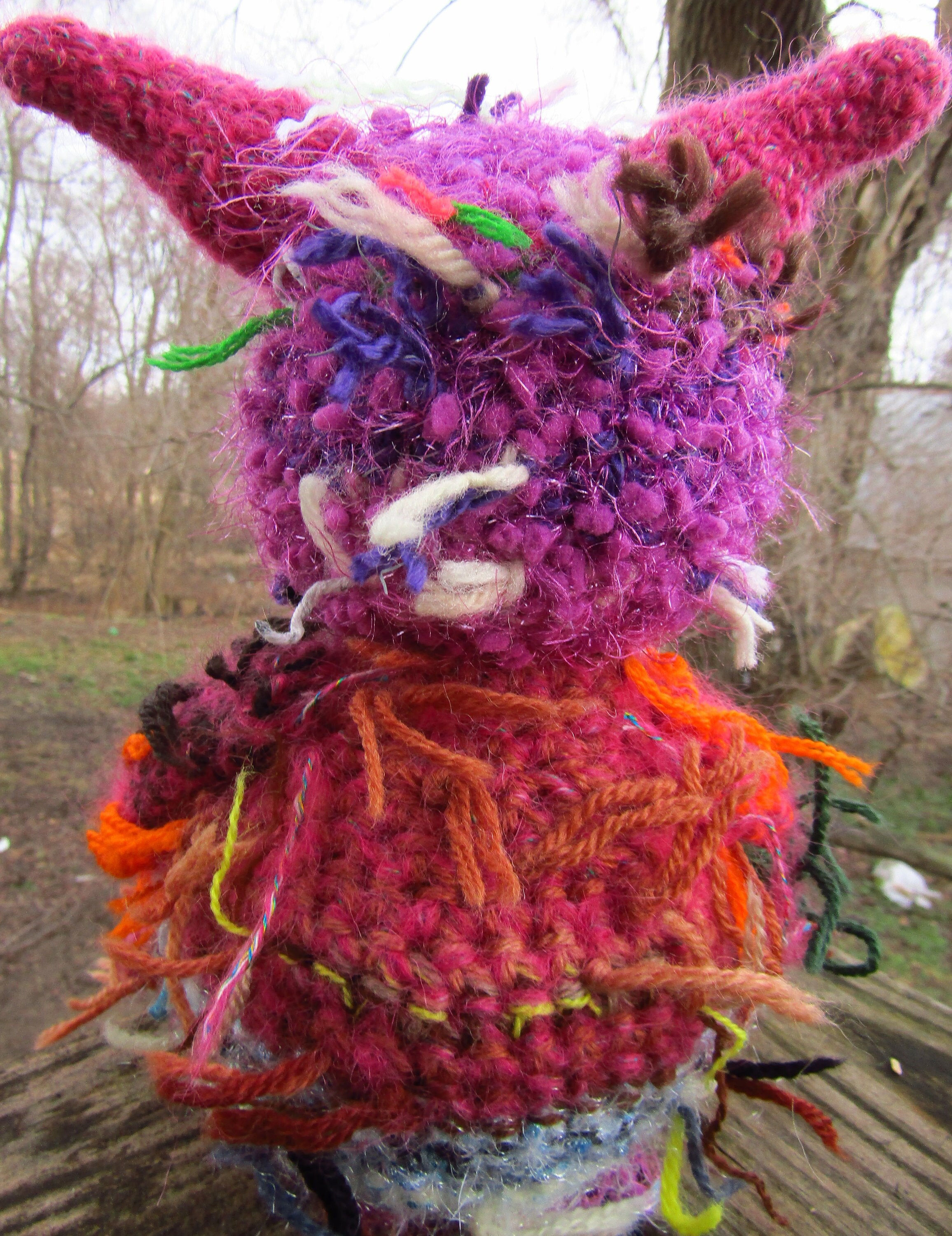 Inner Beast Handmade Crochet Stuffed Beast Unique One of a Kind - Etsy