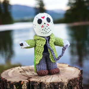 Handmade Crochet Jason Voorhees Amigurumi 9 Inch Doll Stuffed Toy - Etsy