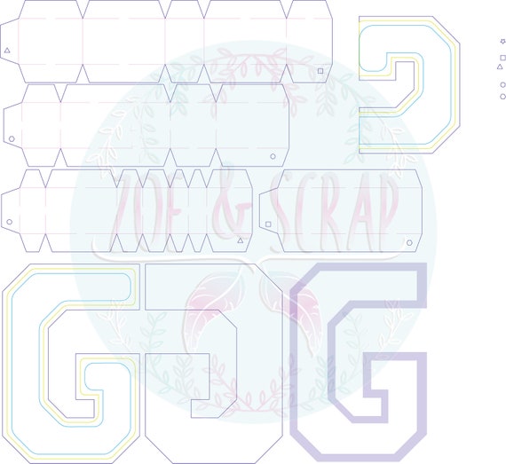 Letter G Capital 3D Cut File PNGSVG and EPS Compressed Into | Etsy