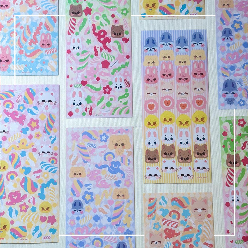 Skzoo Stickers - Etsy Canada