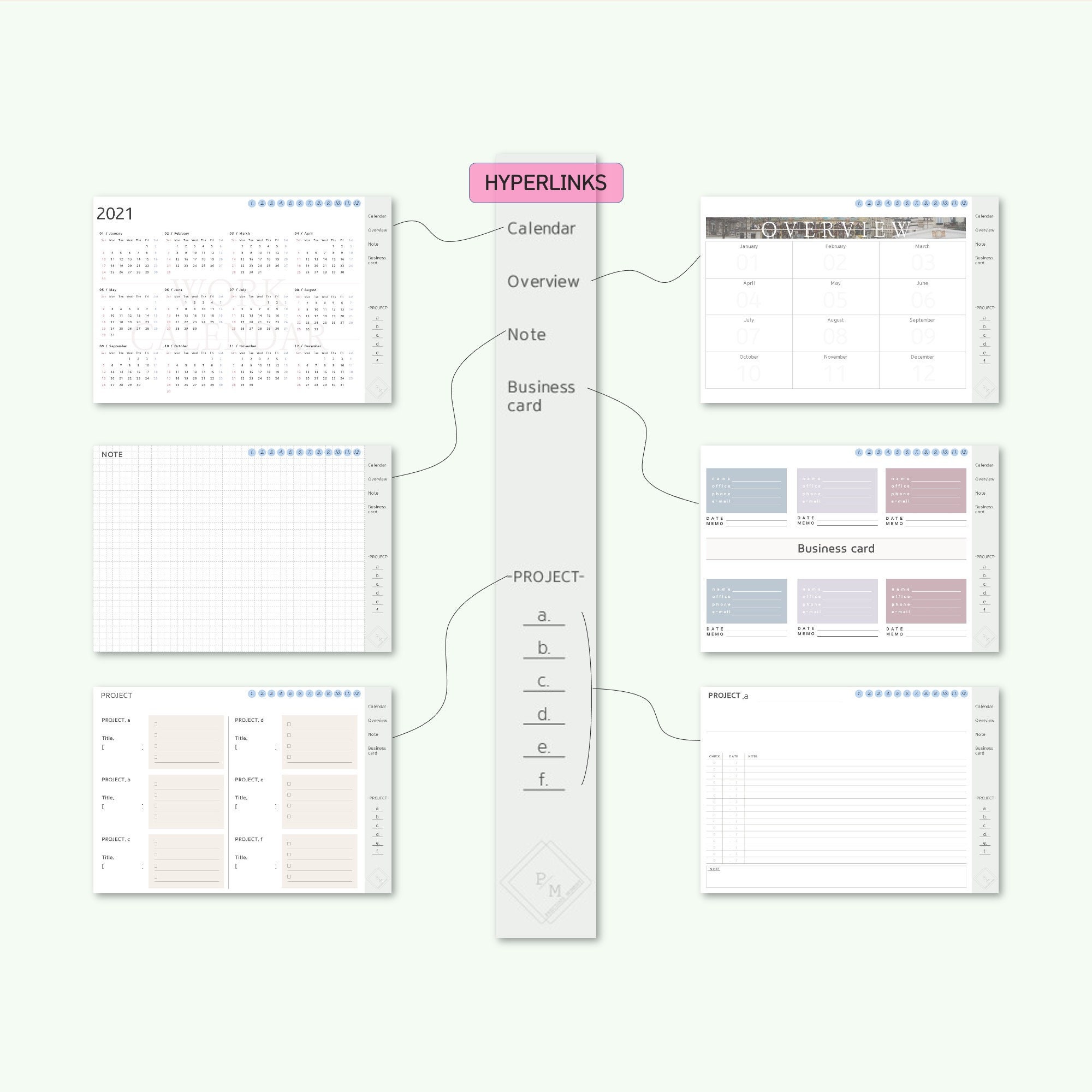 Digital Planner 2021 Digital Planner Goodnotes Planner iPad - Etsy