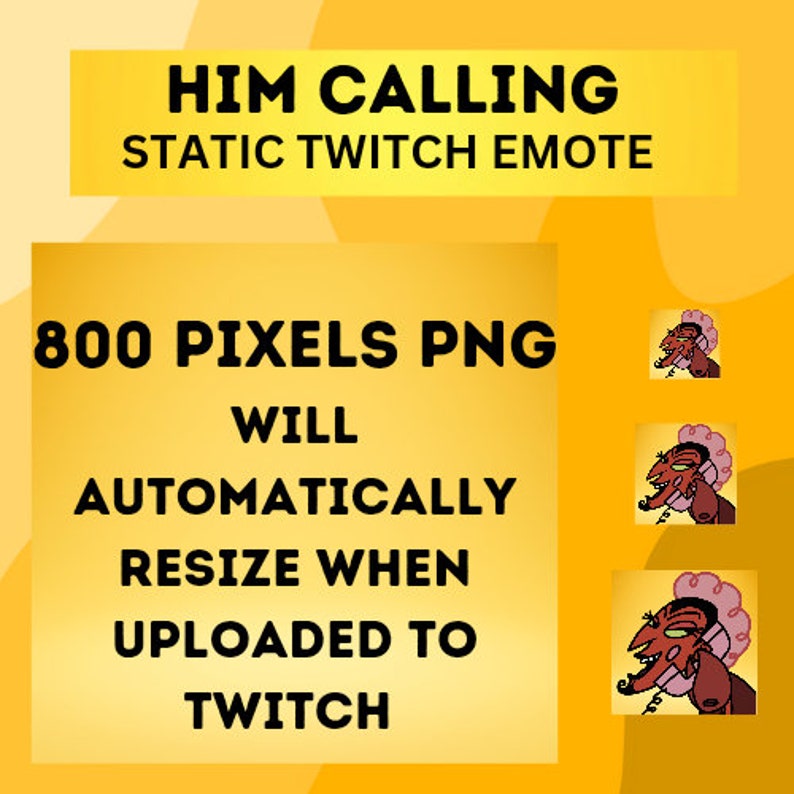 Twitch Emote-him Calling - Etsy