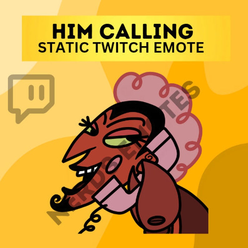 Twitch Emote-him Calling - Etsy