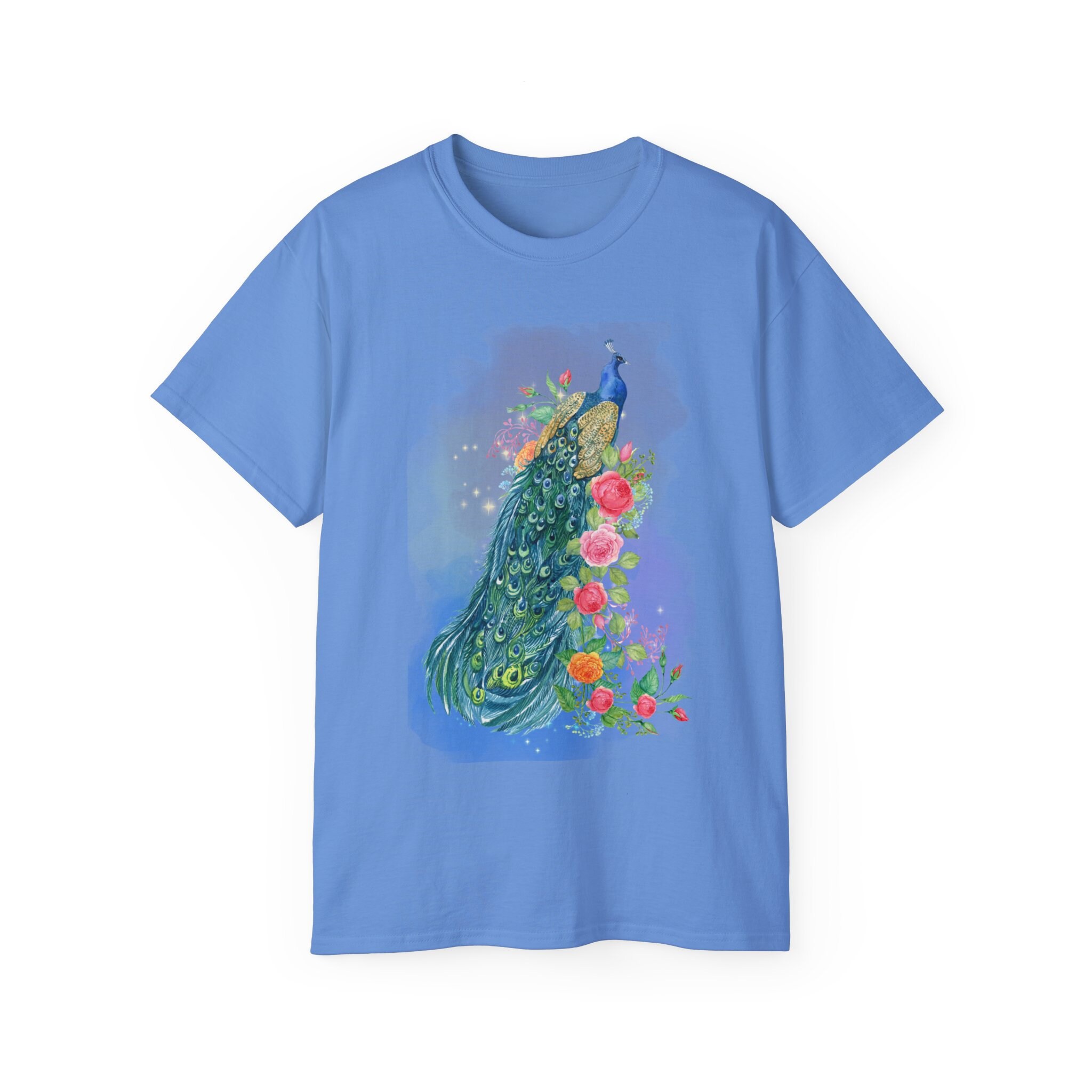 Peacock Watercolor Peacock Shirt, Peacock Lover Shirt, Cute Women Shirt ...