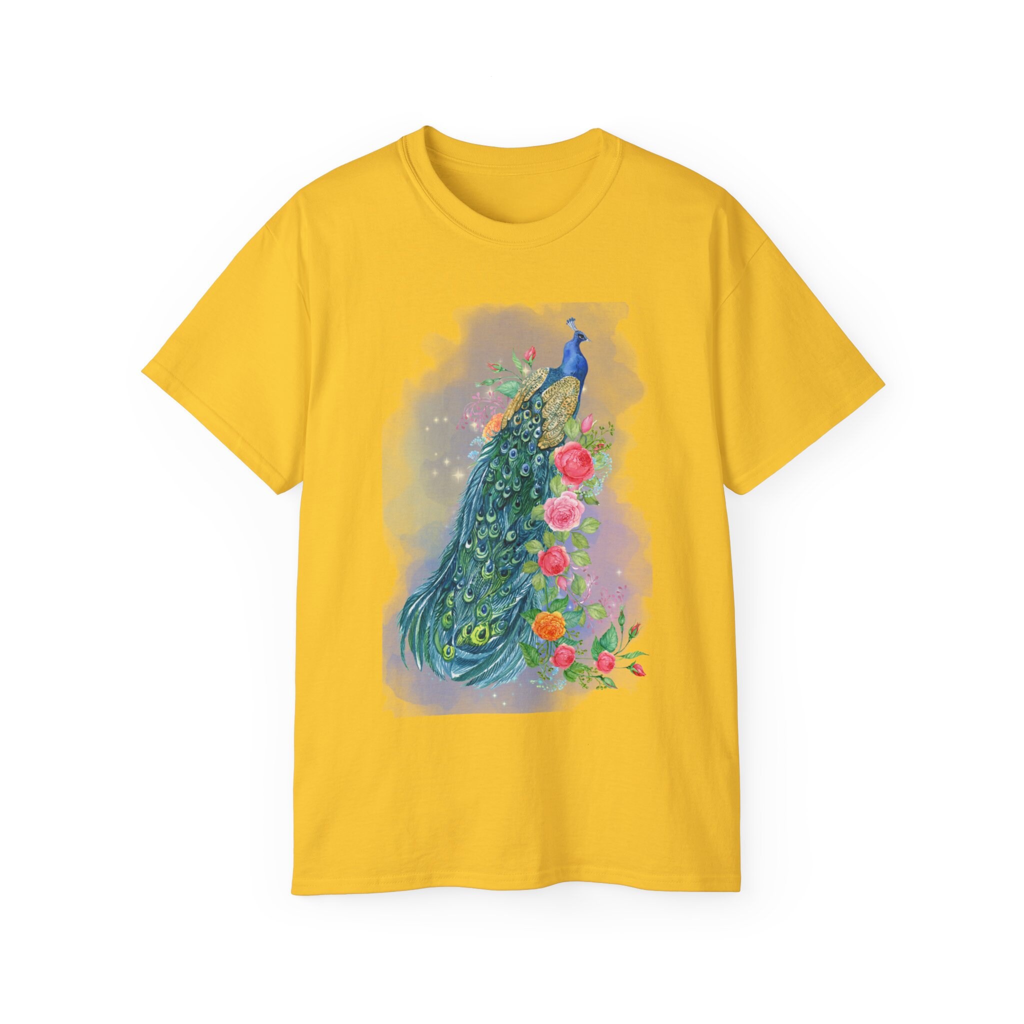 Peacock Watercolor Peacock Shirt, Peacock Lover Shirt, Cute Women Shirt ...