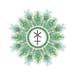 Apollon Symbol Lyre and Laurel Sticker - Greek God - Sun God - Apollo ...