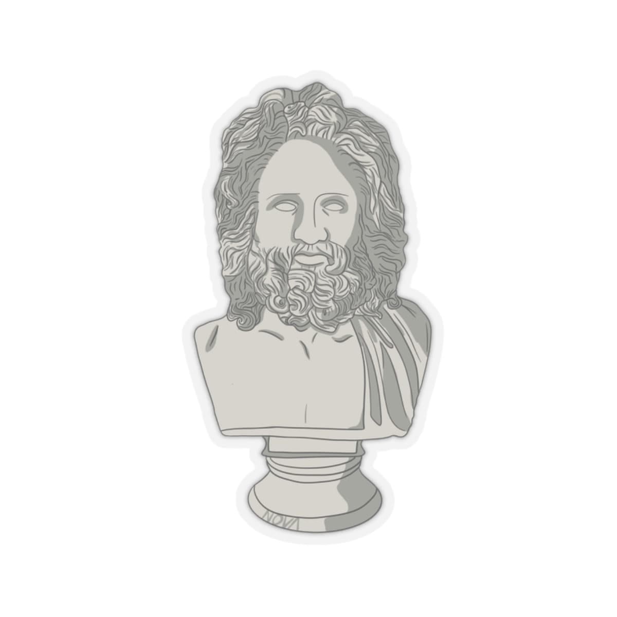 Zeus Jupiter Vinyl Sticker - Etsy