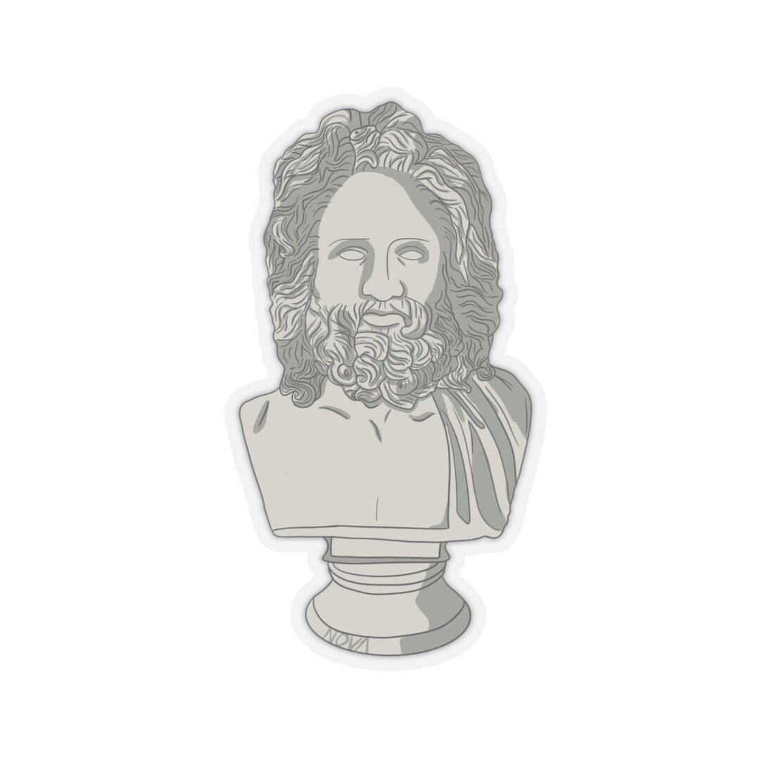 Zeus Jupiter Vinyl Sticker - Etsy