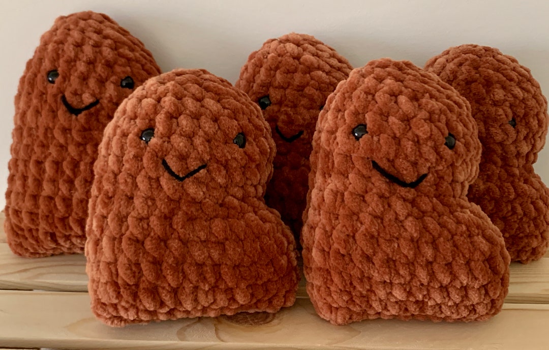 Chicken Nuggets / Nuggies | Amigurumi Food | Handmade Plushie | Stuffed ...