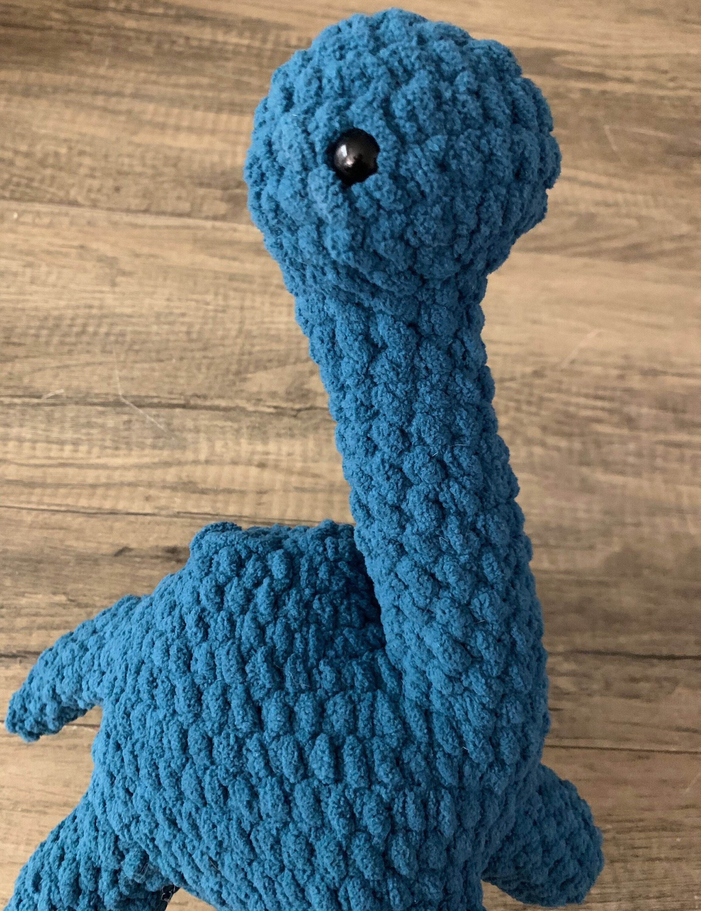 Bron the Brontosaurus Amigurumi Dinosaur Handmade Plushie - Etsy