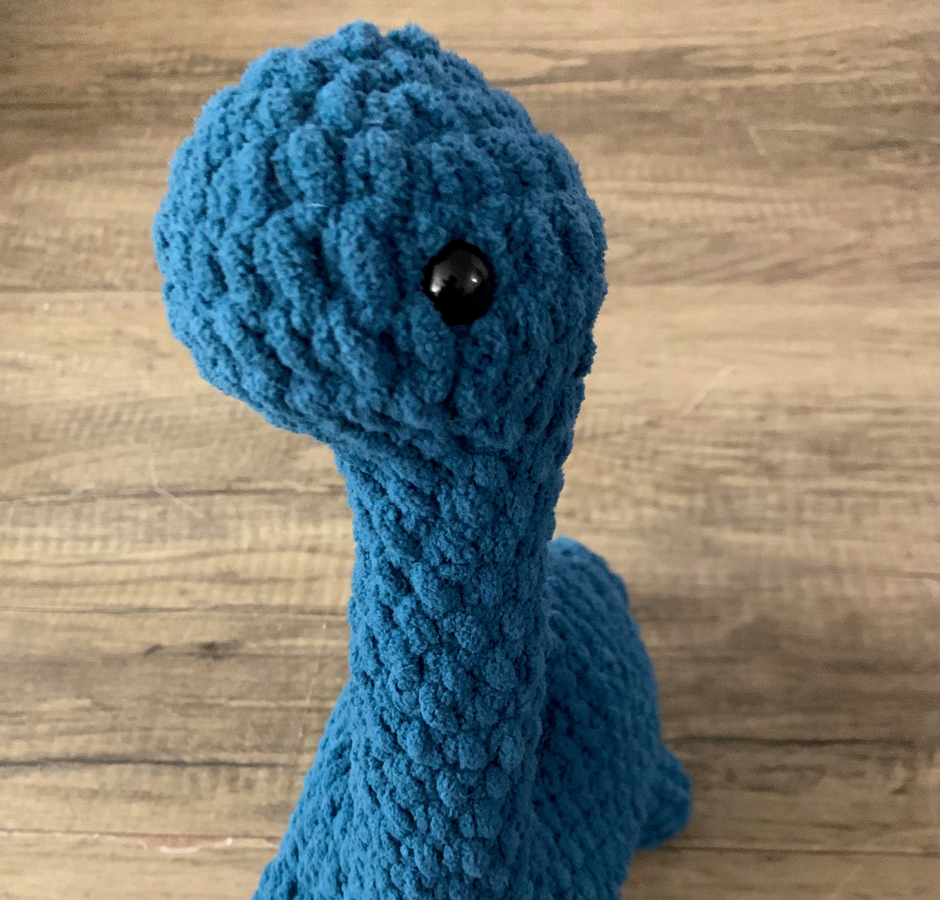 Bron the Brontosaurus Amigurumi Dinosaur Handmade Plushie - Etsy