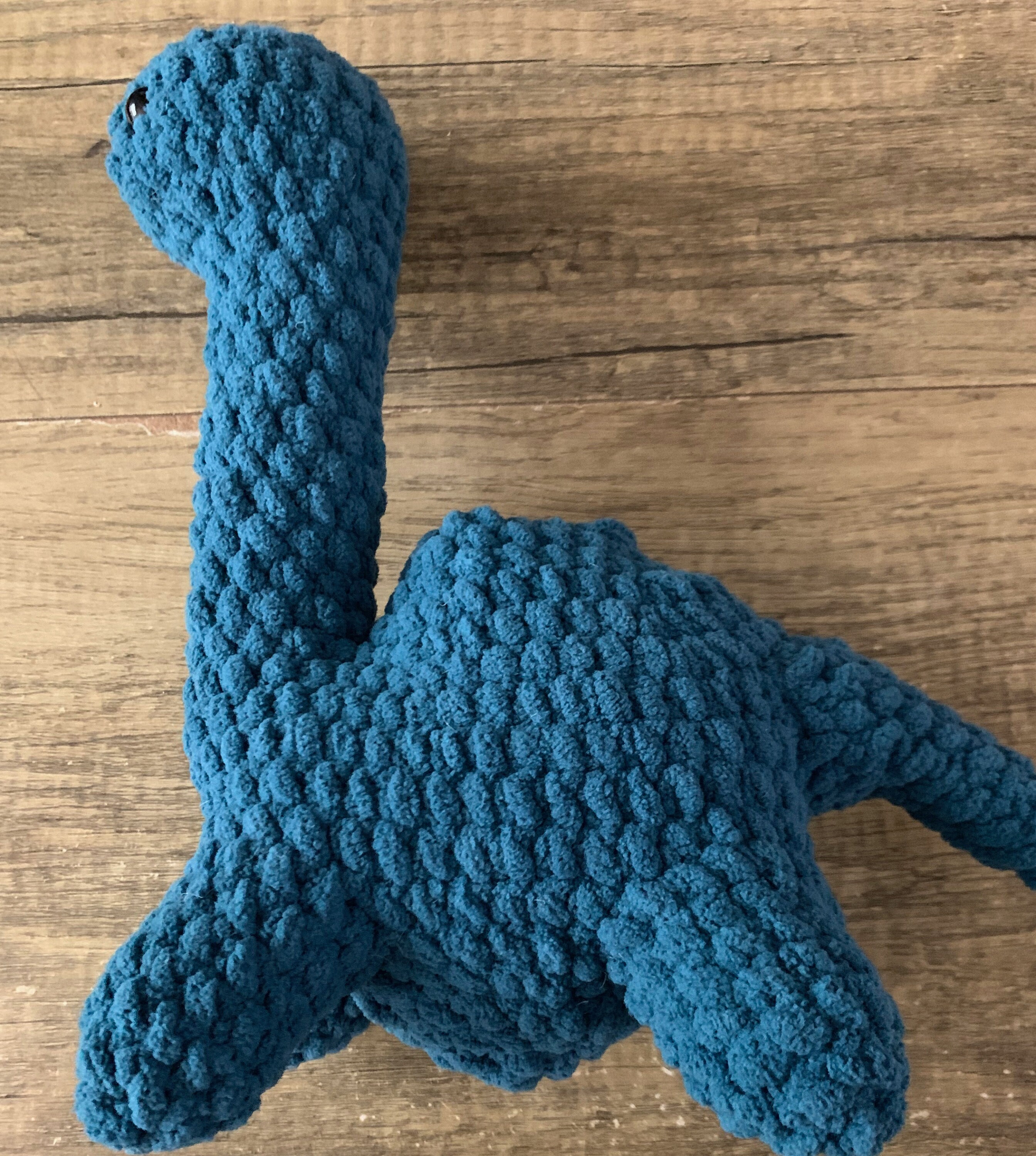 Bron the Brontosaurus Amigurumi Dinosaur Handmade Plushie - Etsy