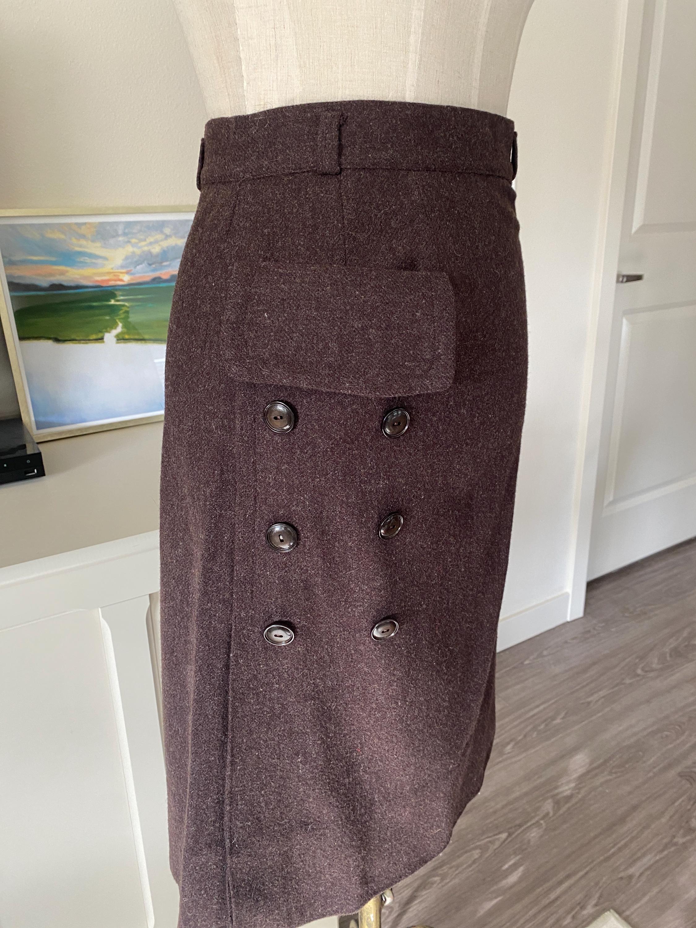 Vintage 1940s Summit of Boston Wool Pencil Skirt - Etsy
