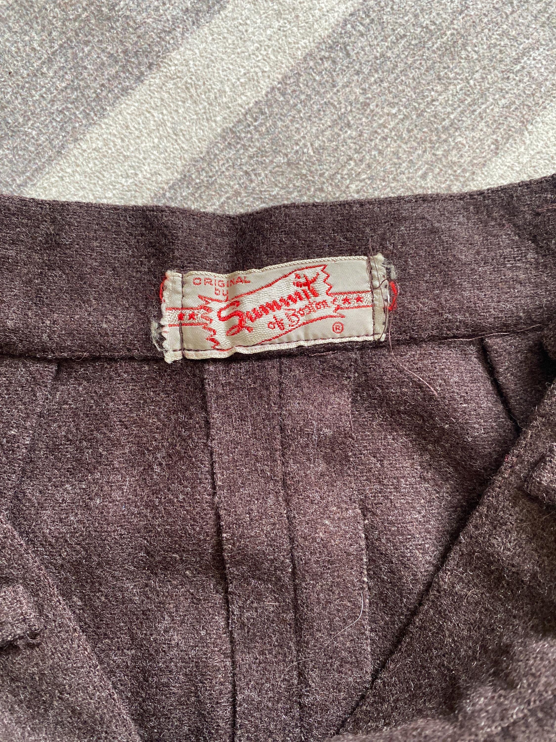 Vintage 1940s Summit of Boston Wool Pencil Skirt - Etsy