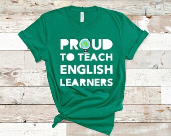 Proud to Teach English Learners Unisex Jersey Short Sleeve Tee | Etsy