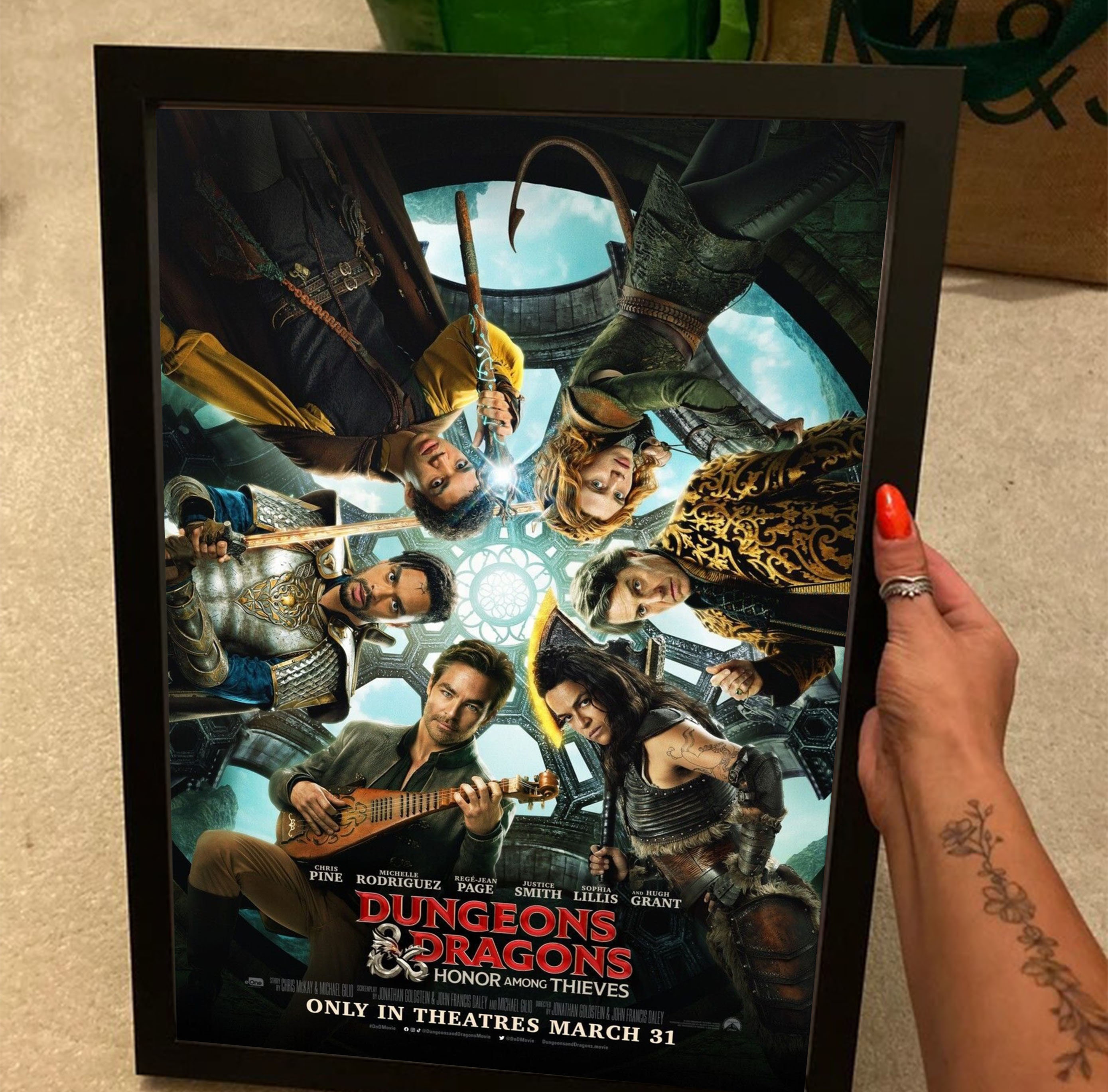 Dungeons & Dragons Movie Poster, Honor Among Thieves Poster