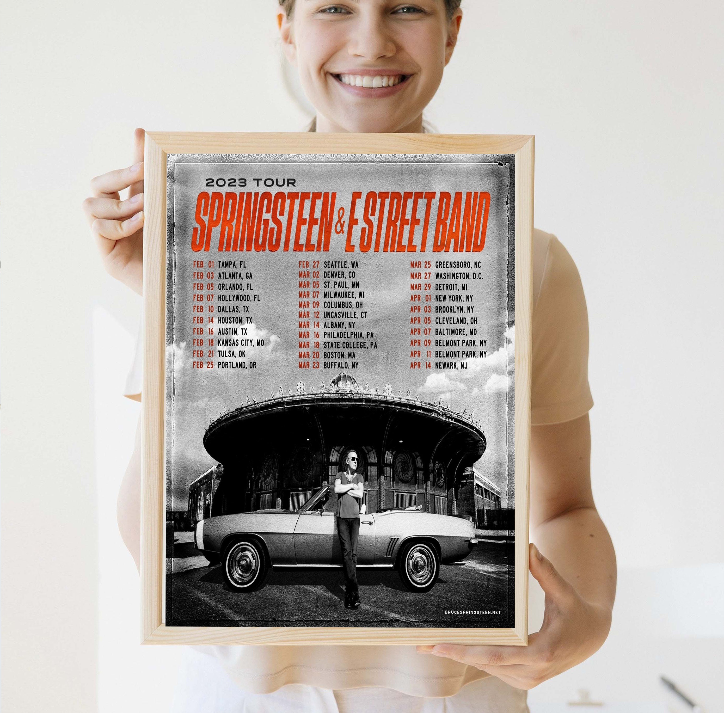 Bruce Springsteen And The E Street Band Announce 2023 Tour Poster
