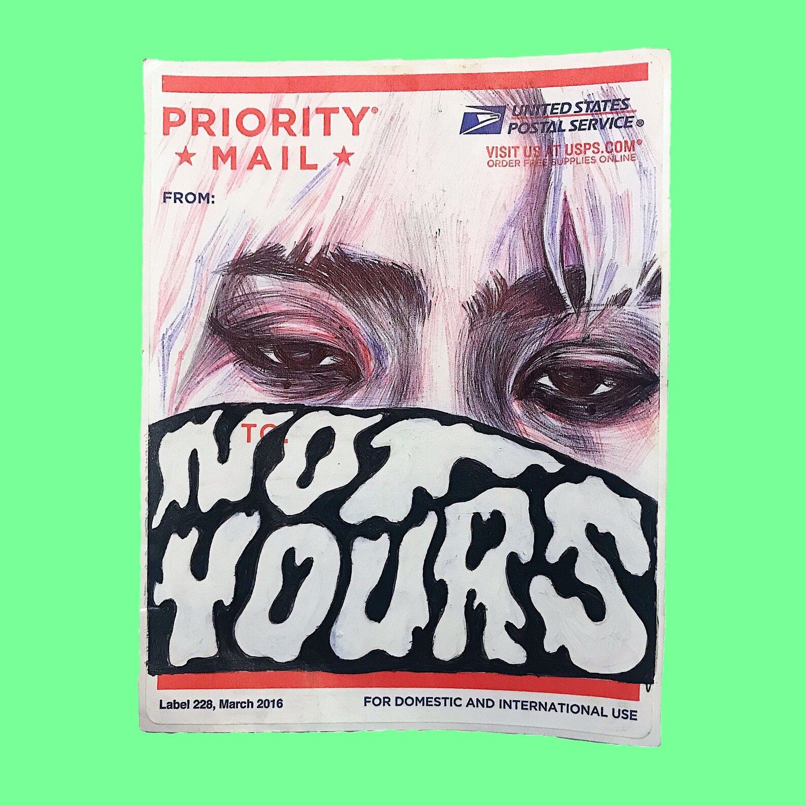 NOT YOURS STICKER | Etsy