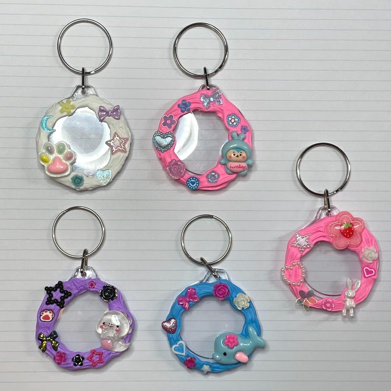 Decoden Character Frame Keychains! - Etsy