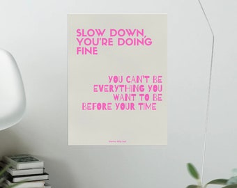 Billy Joel Vienna Lyrics Wall Art Poster Digital Print - Etsy