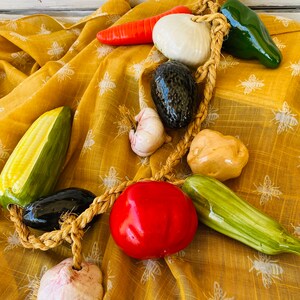 Ceramic Hanging Vegetables/ Kitchen Decor / Wall Decor - Etsy