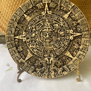 Vintage Aztec Tribal Wall Hanging/ Mayan Mexican Art - Etsy