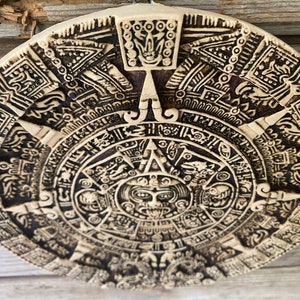 Vintage Aztec Tribal Wall Hanging/ Mayan Mexican Art - Etsy