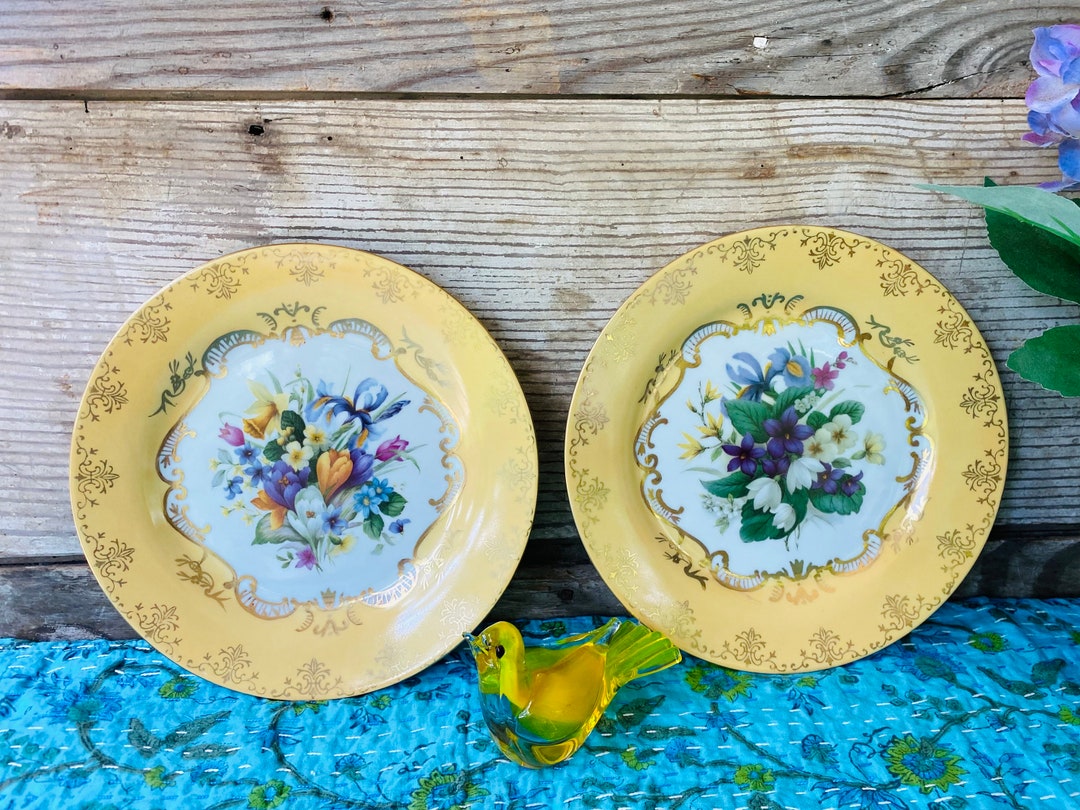 Pair of Vintage Wall Decor Plates - Etsy