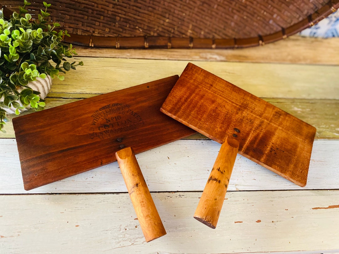 Pair of Antique Old Whittemore Patent Wool Brushes by L.S. Watson - Etsy
