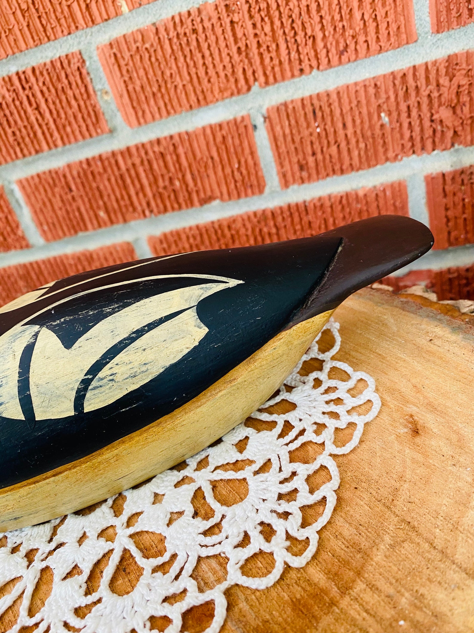 Wooden Hand Carved and Painted Merganser Duck by James Haddon - Etsy