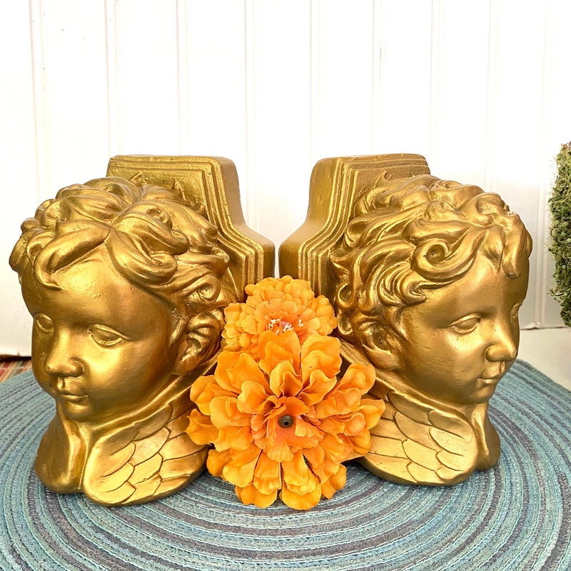 Cherub Bookends - Etsy