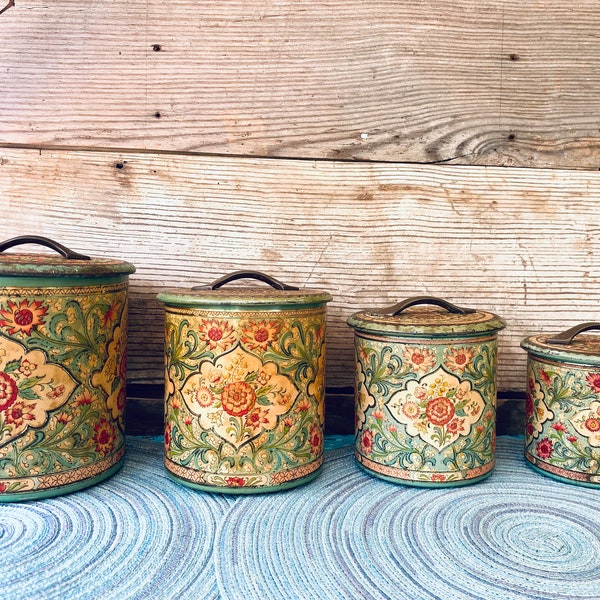Antique Canisters - Etsy