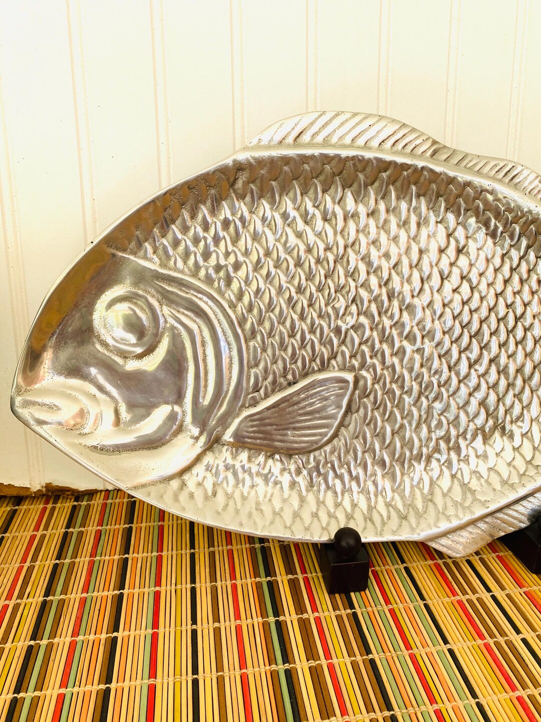 Wilton Sea Life Large Fish Tray/ Large Pewter Fish Platter - Etsy