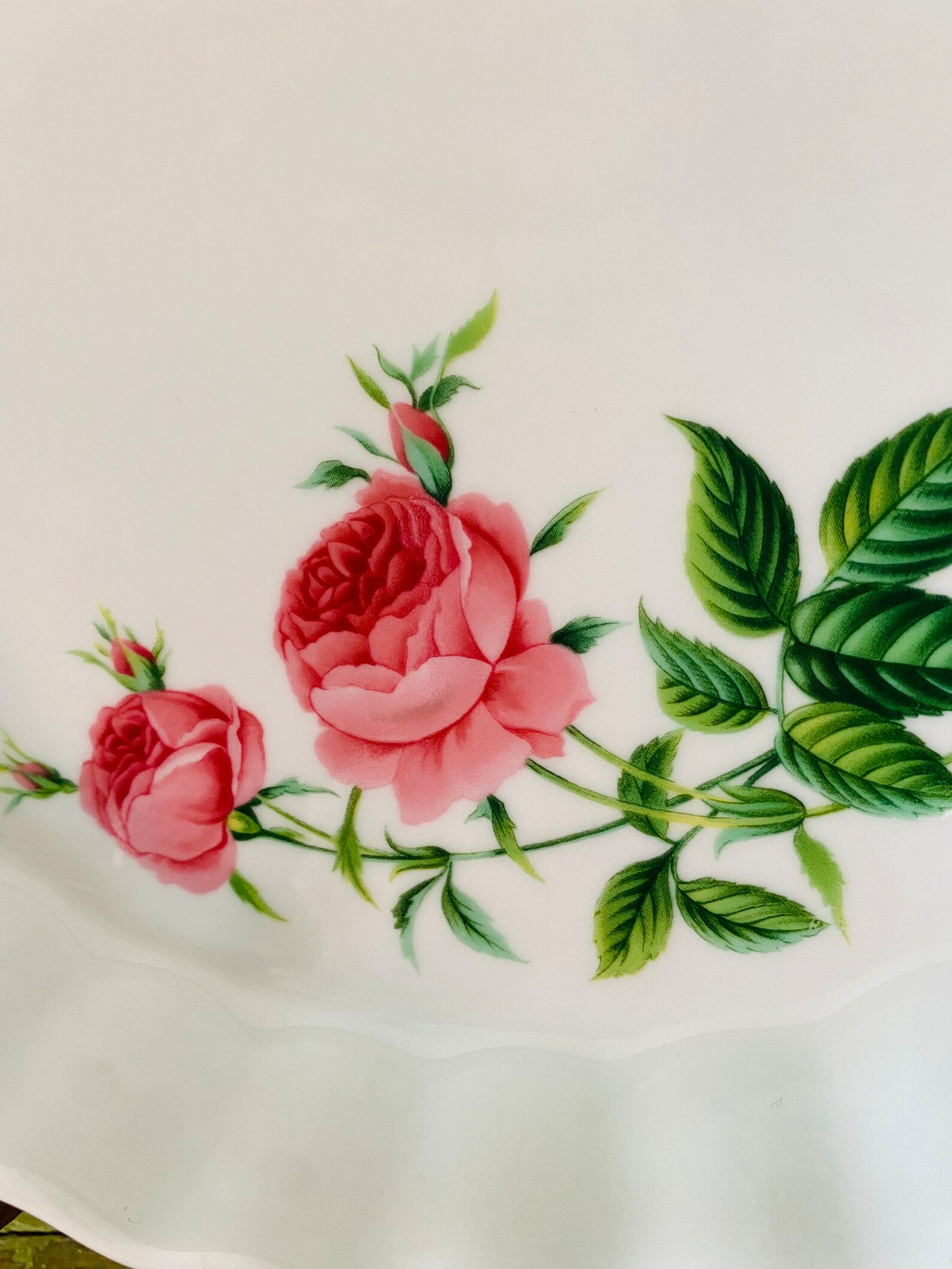 Christineholm Porcelain Rose Quiche Dish/ Pie Dish - Etsy