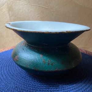 Vintage Cast Iron Spittoon - Etsy