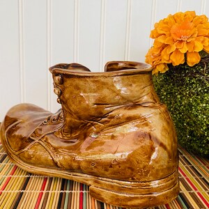 RARE Large Ceramic Old Boot Planter / Unique Planter - Etsy