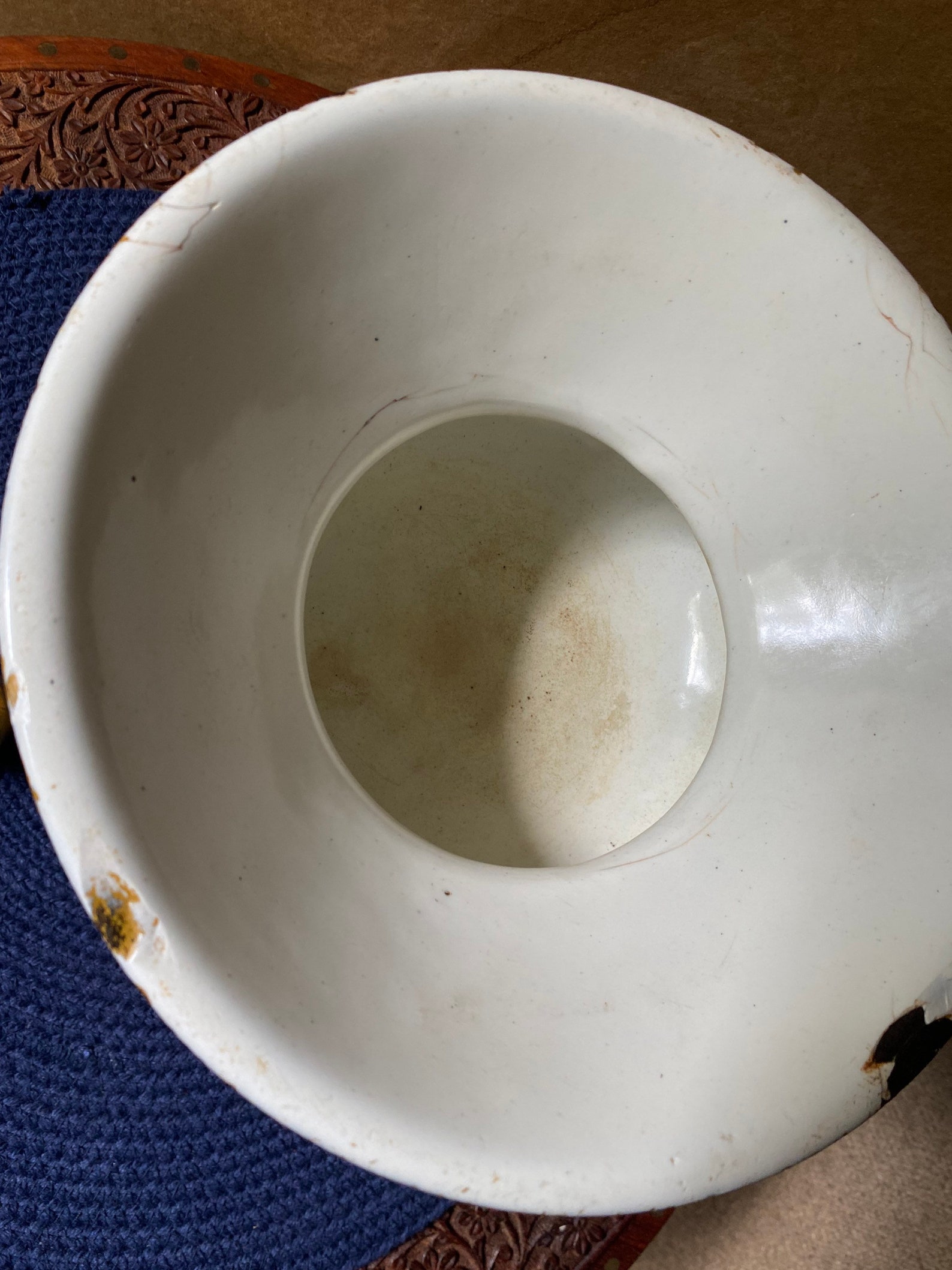 Vintage Cast Iron Spittoon - Etsy