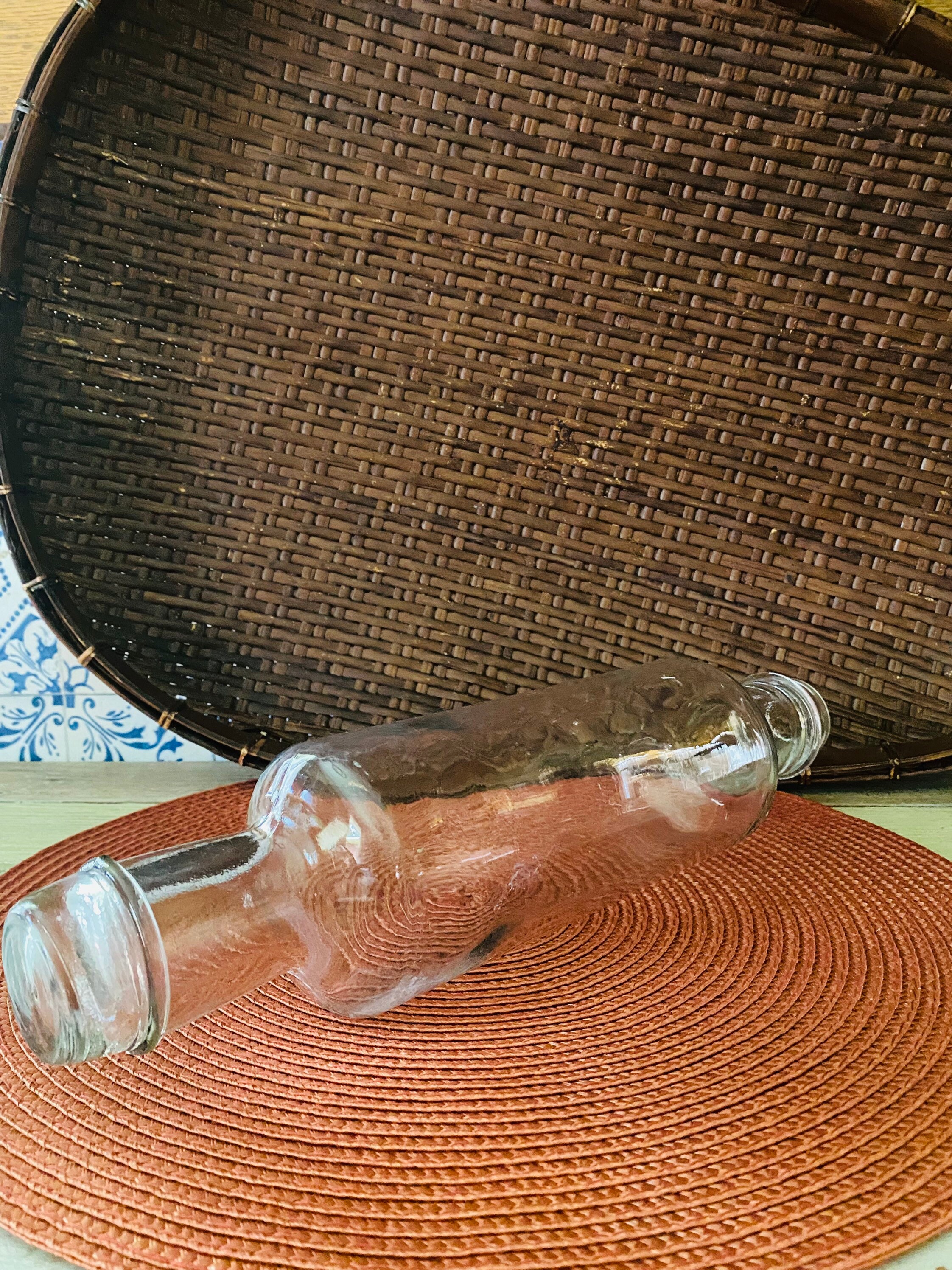 Antique Corked Glass Rolling Pin 30-40s - Etsy