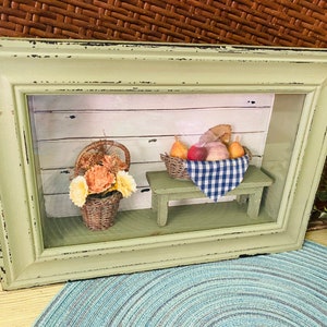 Vintage Framed 3D Shadow Box/ Wall Decor - Etsy