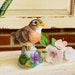 Porcelain Robin/ Bird Figurine Made by Andrea by Sadek - Etsy